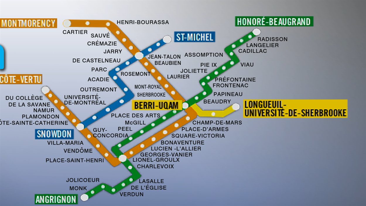 STM : le service est rétabli sur la ligne orange | ICI.Radio-Canada.ca