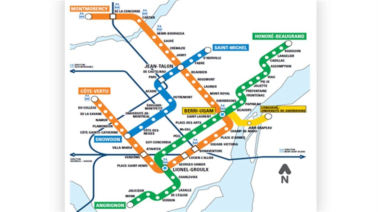 Métro de Montréal : le service a repris sur la ligne orange | ICI.Radio ...