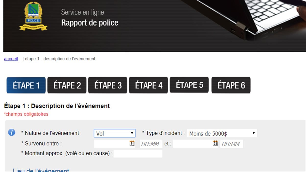 Nouveau service de plaintes en ligne à la police de Trois-Rivières ...