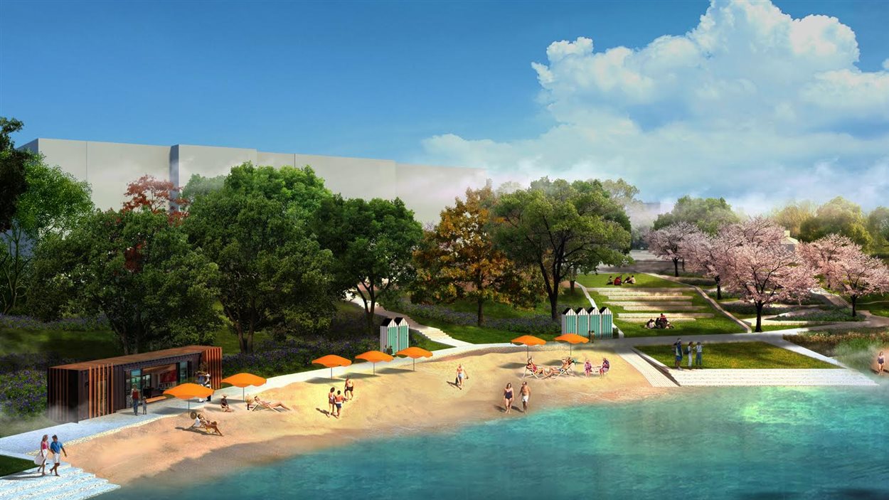Verdun présente son projet de plage urbaine | ICI.Radio-Canada.ca